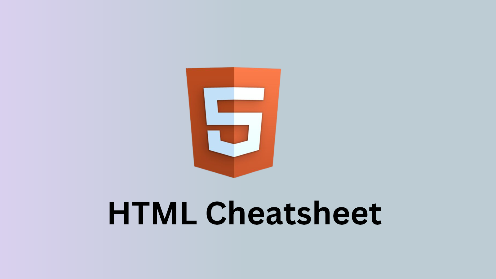 Downlod Html Cheatsheet Pdf